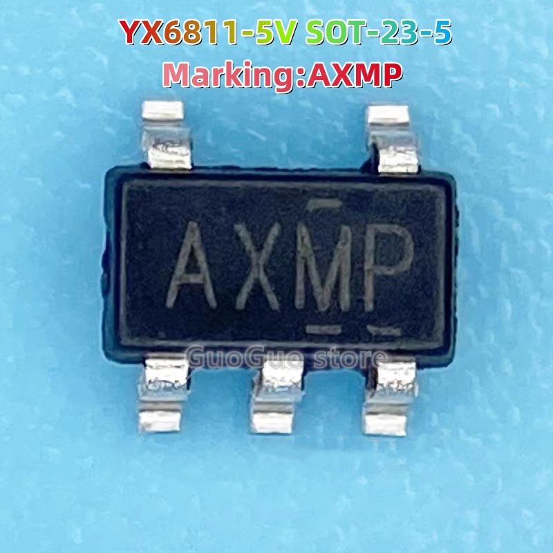 10pcs YX6811-5V SOT-23-5 SMD 5V/300MA power management chip IC Marking ...