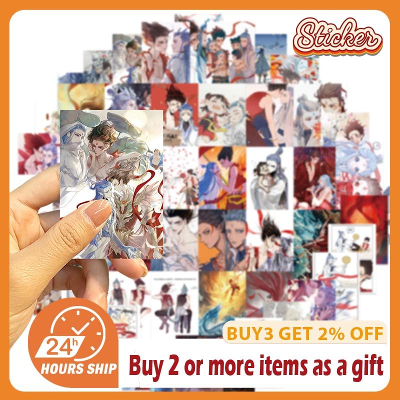 64PCS Ne Zha 2 Movie Sticker Ne Zha Aobing CP Cartoon Graffiti DIY ...