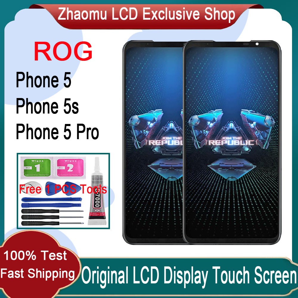 Original AMOLED ROG Phone 5 5s 5 Pro LCD Display Touch Screen Replacement | Shopee Philippines