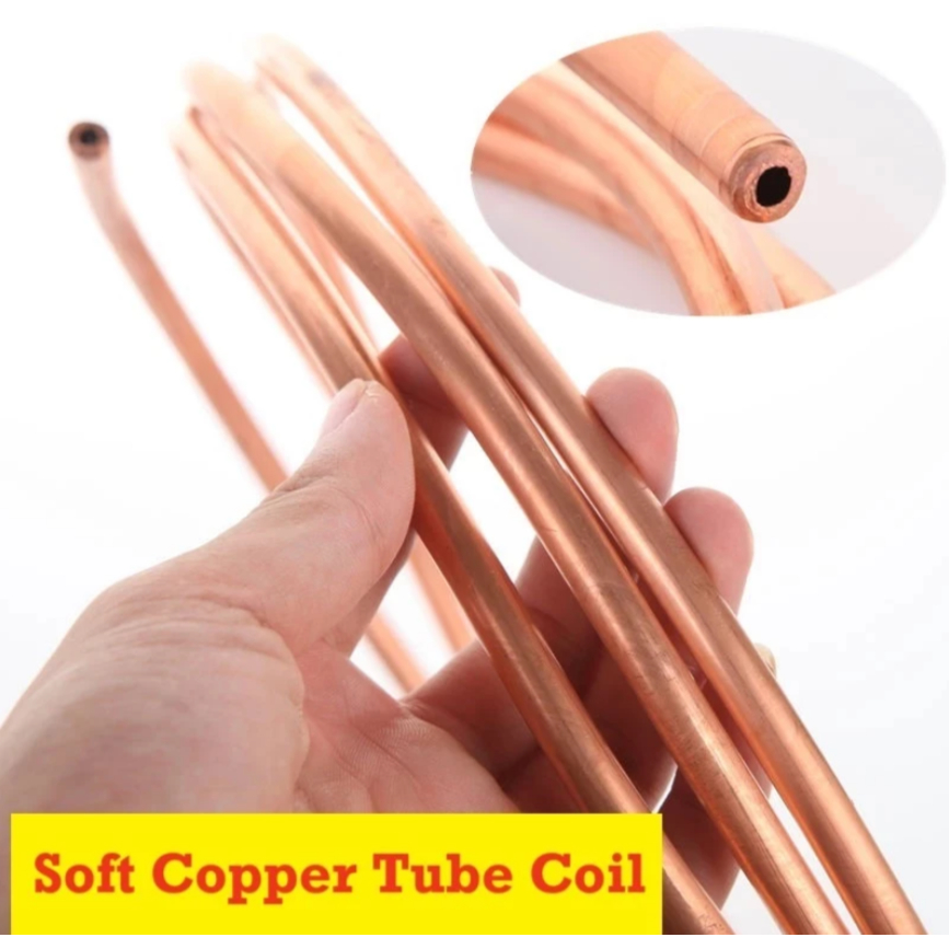 *T2 Purple Copper Straight Pipe Outer Diameter 1-20mm Hollow Hard ...