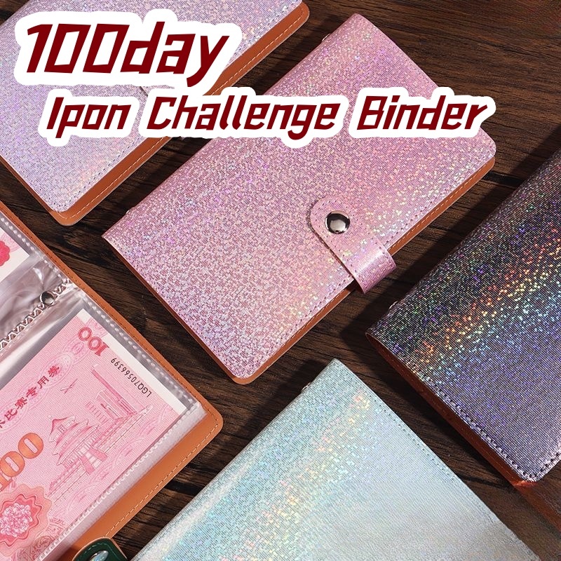 100 Days Envelope Challenge Budget Binder Money Savings Notebook Cash ...