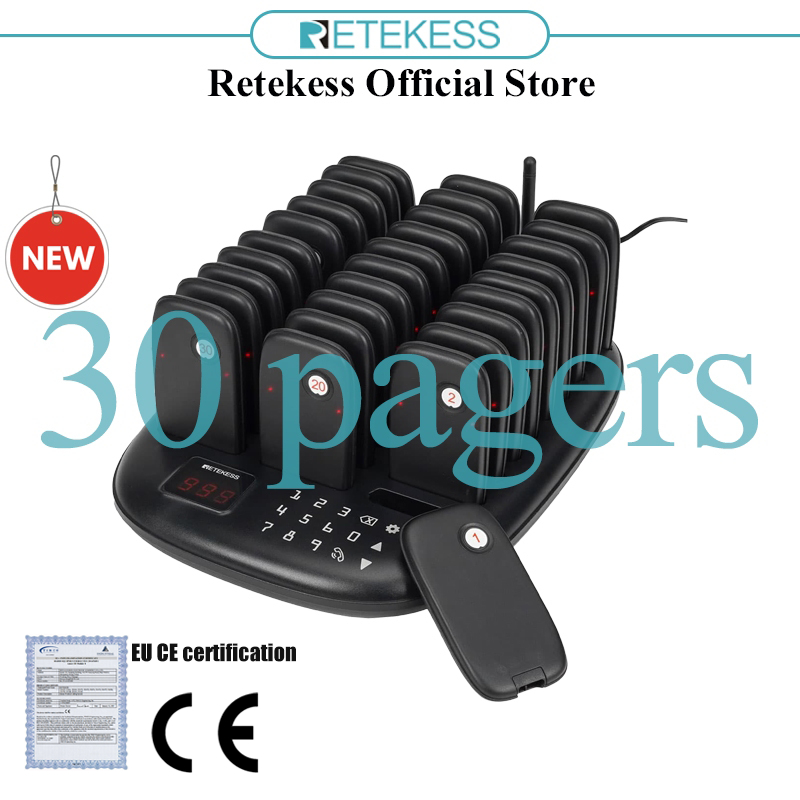 Retekess TD157 TD162 TD175 TD175P TD184 Pager Restaurant Wireless ...