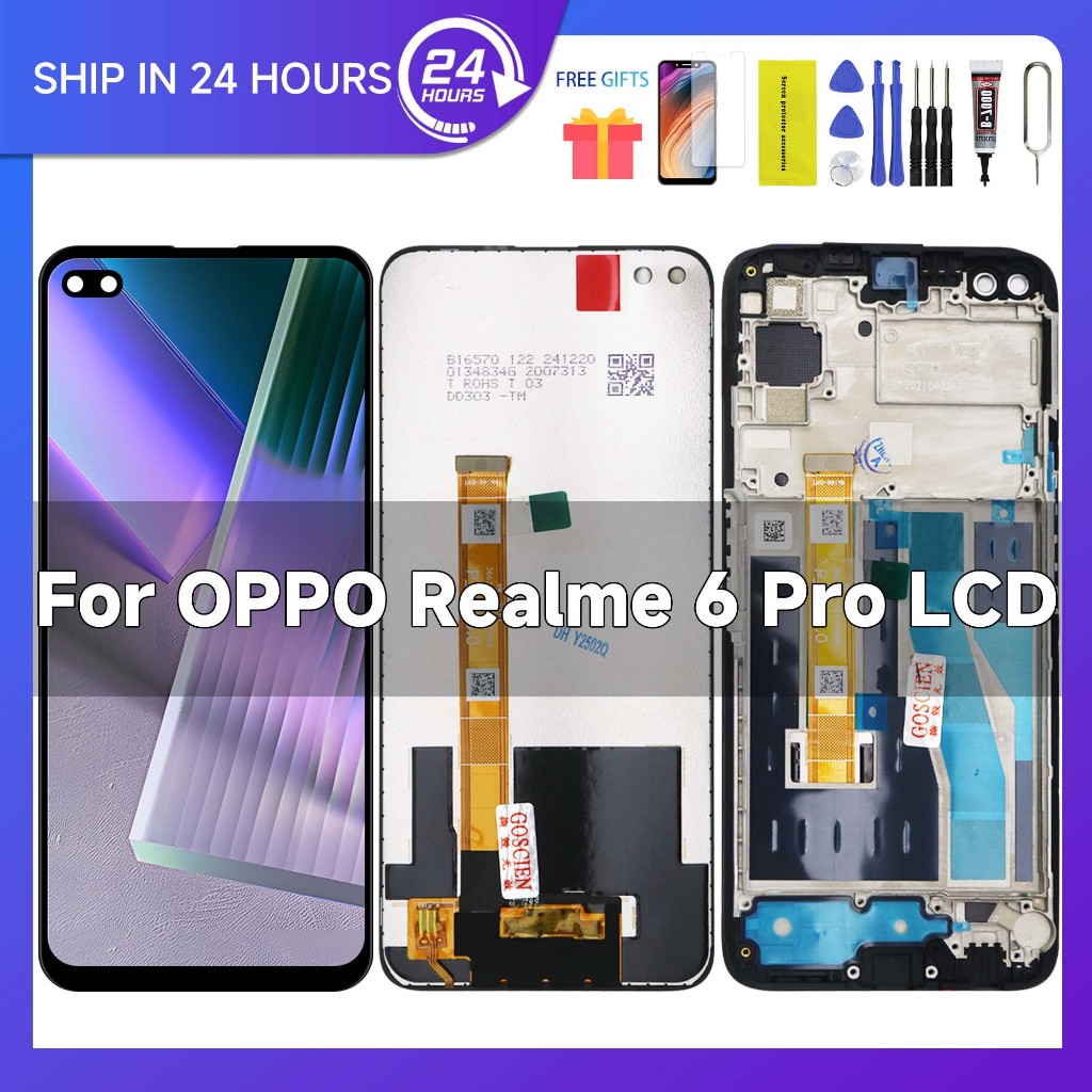 Display For OPPO Realme 6 Pro RMX2061 RMX2063 LCD Touch Screen ...