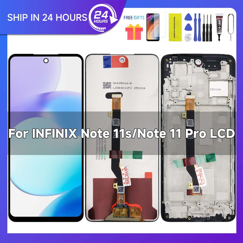 Infinix Note 11s Note 11 Pro LCD Display Touch Screen Replacement | Shopee Philippines