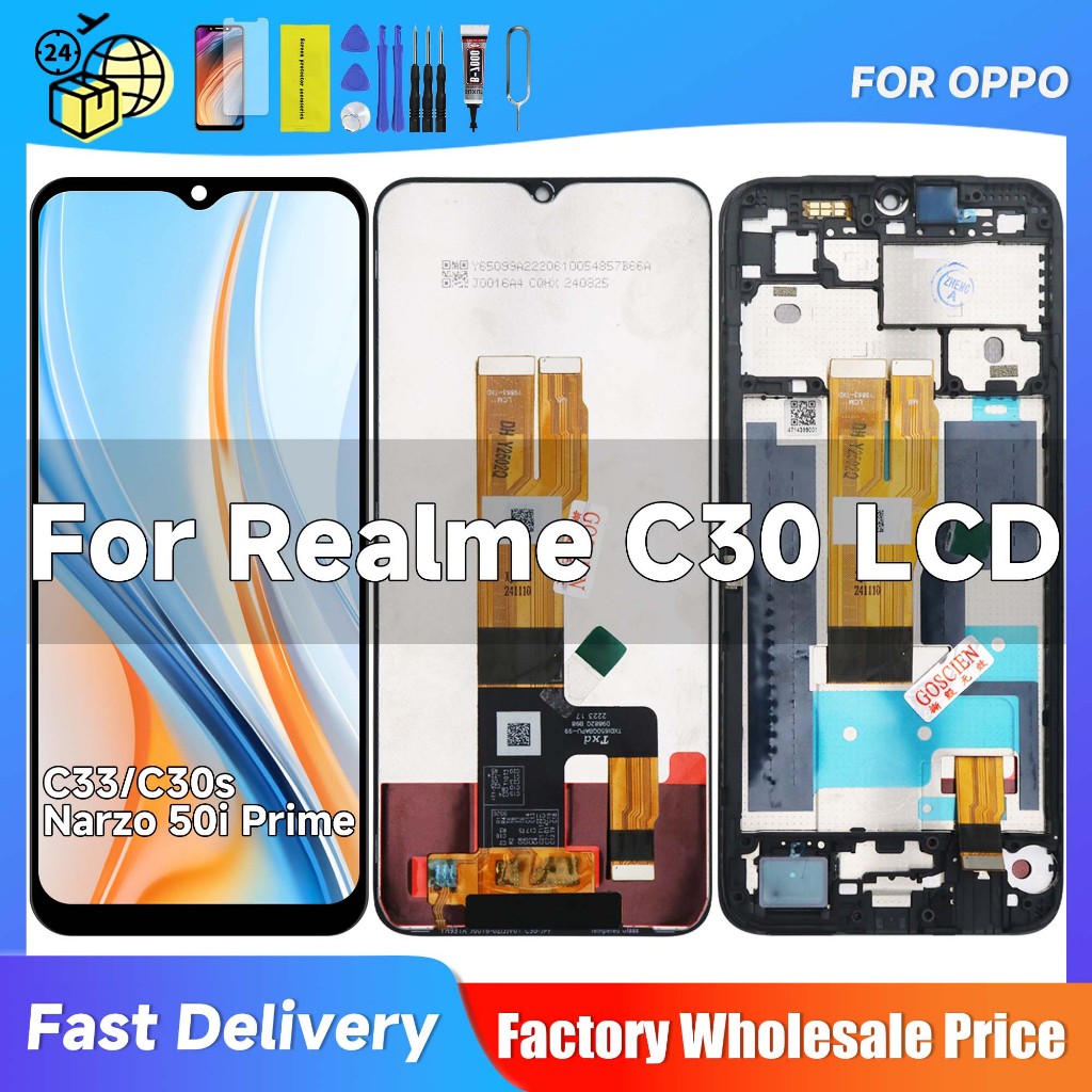 Screen LCD suitable for OPPO Realme C30 C30S C33 2023 Narzo 50i Prime ...