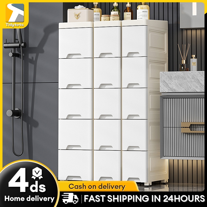 Slim Drawer Organizer Gap Storage Cabinet With Wheels Durabox Box ...