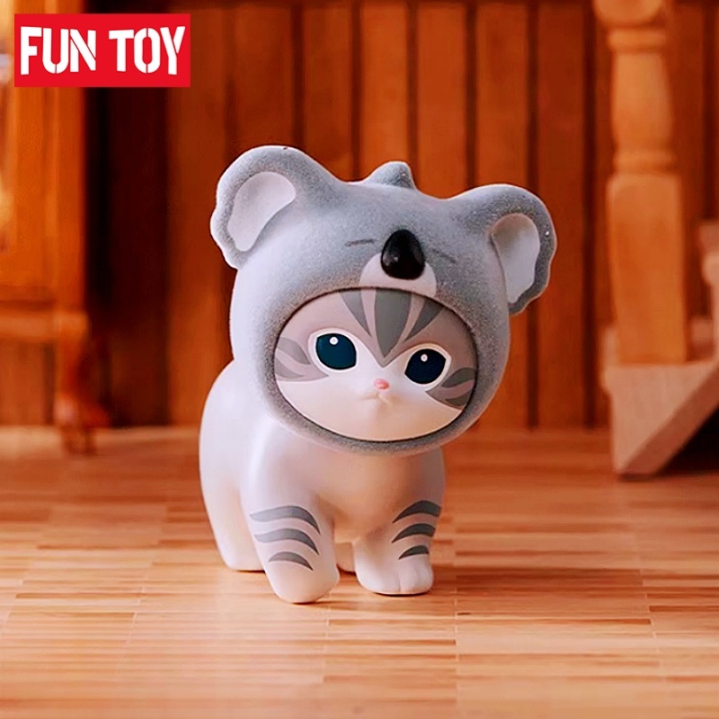 Miniso Cat Fushan Blind Box Furry Cat Animal Party Figure Trendy Toy ...