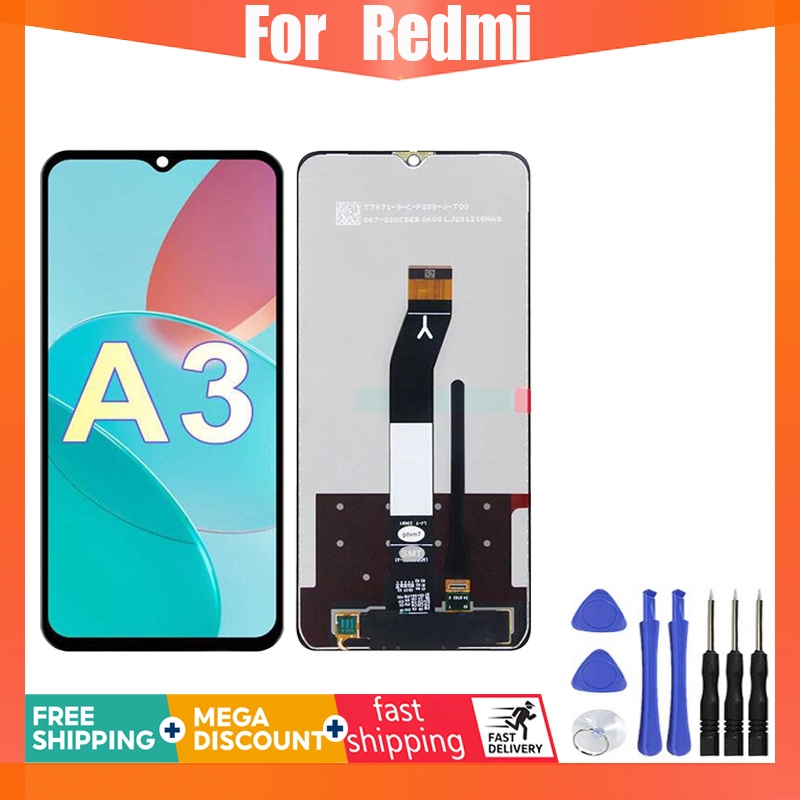 Redmi LCD Redmi A3 LCD Touch Screen Display Frame Assembly for ...