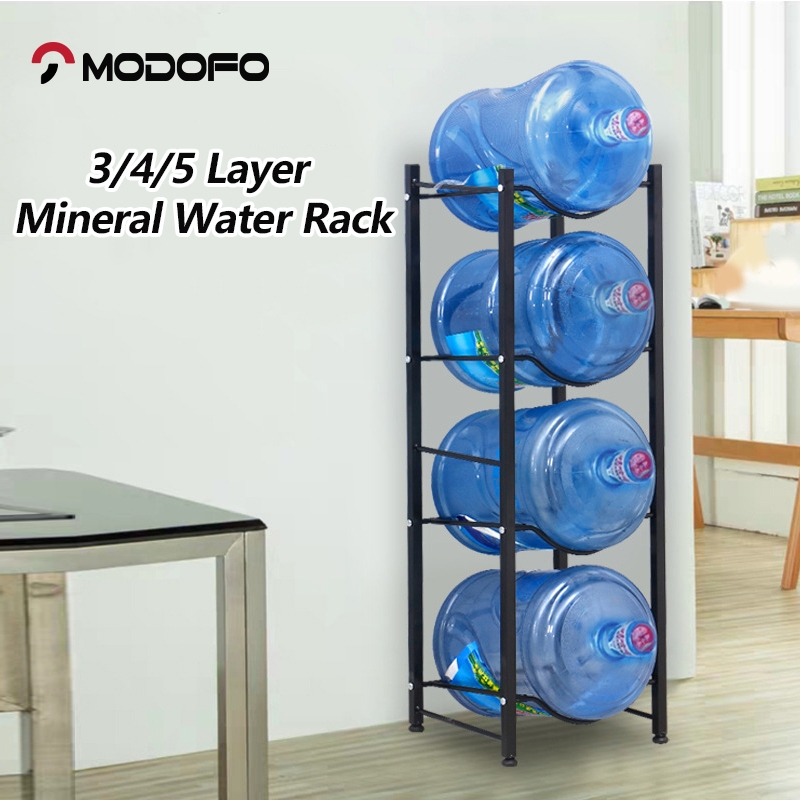 MODOFO 3/4/5 Layer Mineral Water Rack Dispenser Rack Stand Water ...