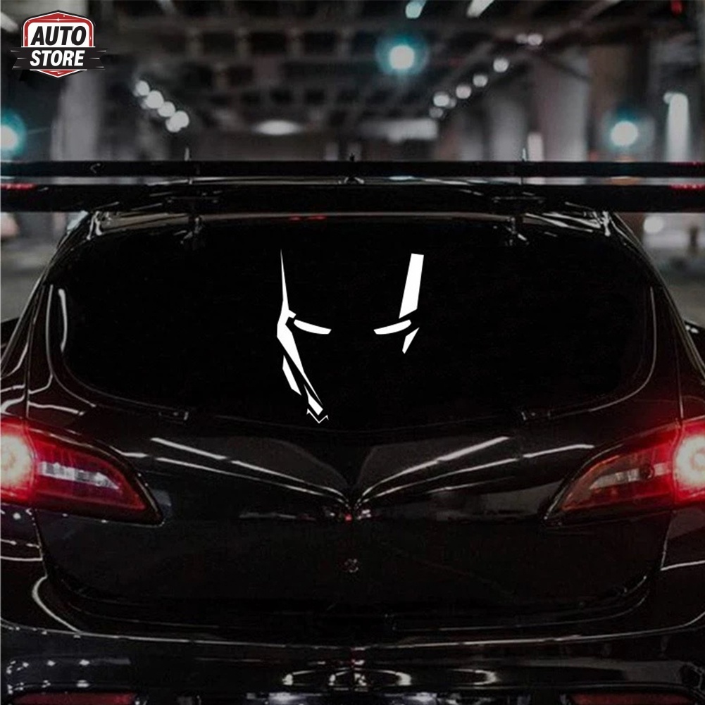 Iron Man Car Sticker Waterproof Safety Auto Window Motorcycle Styling ...