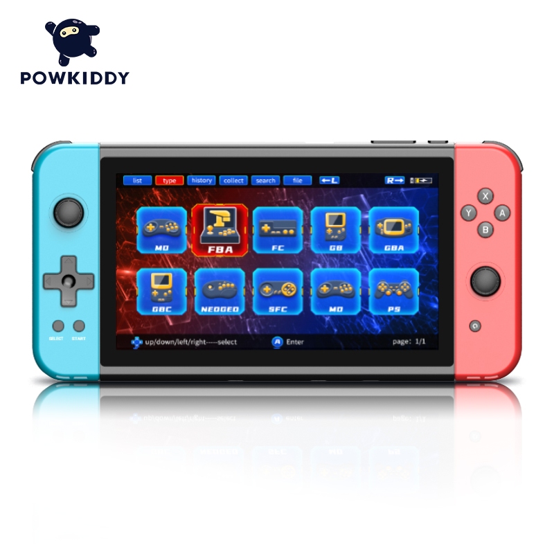 POWKIDDY New X70 Handheld Game console 7 inch HD Screen Retro Game ...