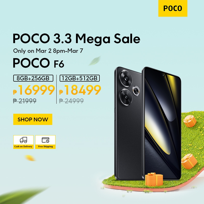 POCO F6 8+256G/12+512G powered by Snapdragon® 8s Gen 3 Global Version With 1-year Warranty ...