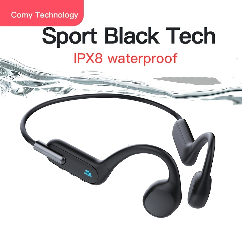 Bone Conduction Headset, IPX8 Waterproof, MP3 Swimming Headset ...