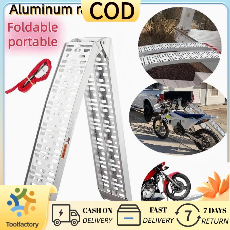 Aluminum Loading Ramp,Foldable aluminum alloy portable ramp board ATV ...