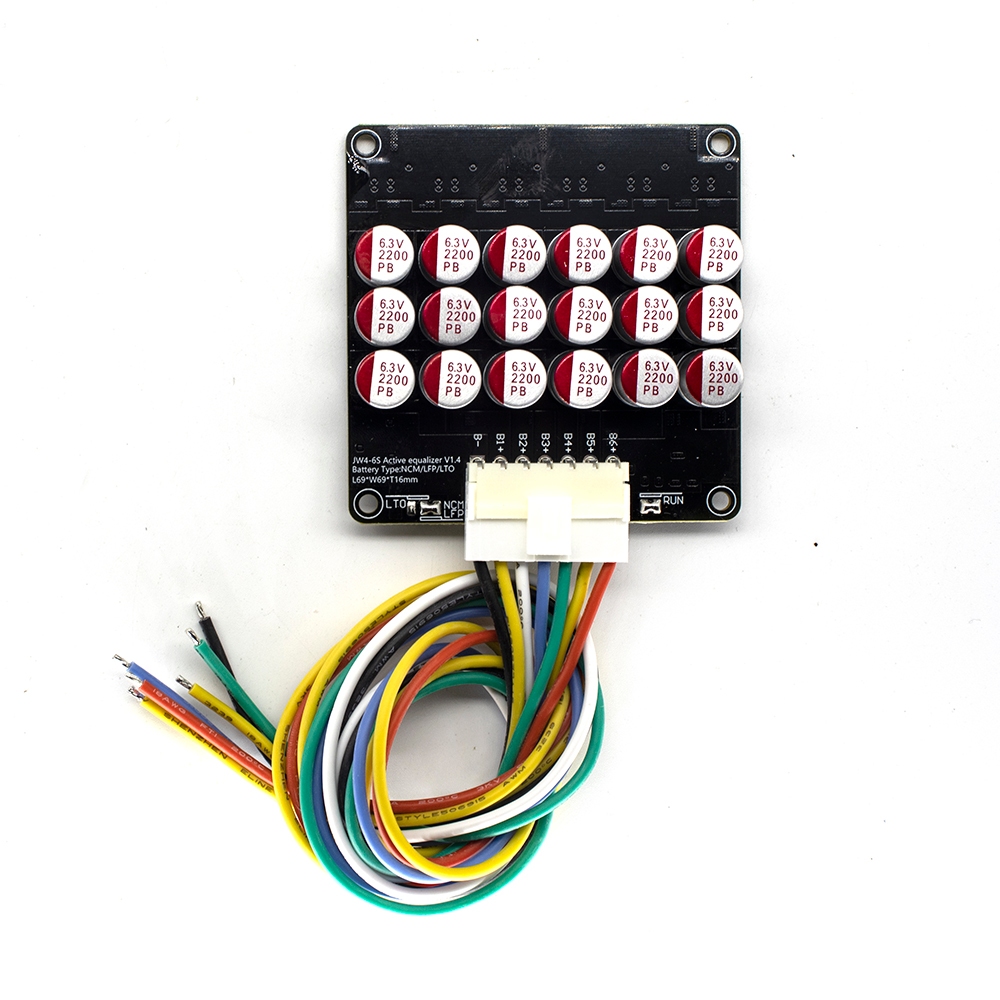 4-6S 5A Active Balancer Equalizer 18650 14500 32650 Li-ion Lipo Lifepo4 ...