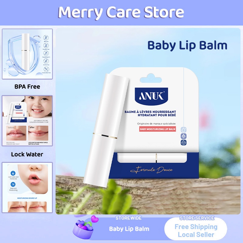 Baby Lip Balm Moisturizing And Nourishing To Relieve Saliva Rash ...