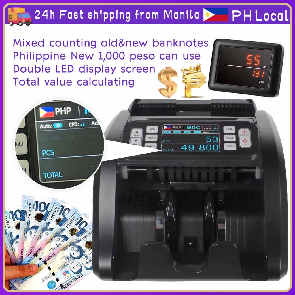 Money Counter Machine with Money Detector Automatic Special Cash Bill ...