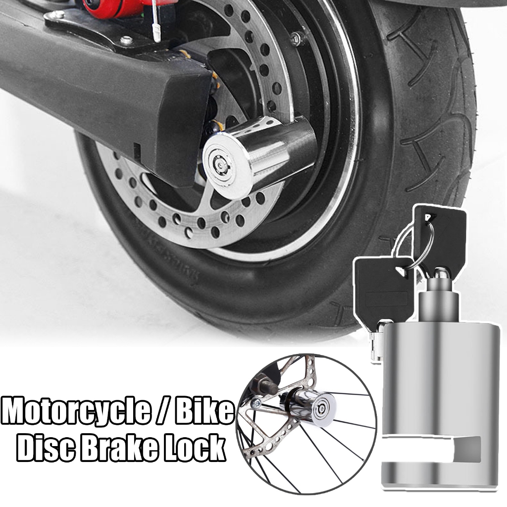 Bike Motorcycle Disc Brake Lock Safety Disc Wheel Lock Waterproof ...
