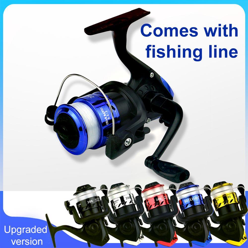 【Local shipping】 Outdoor 200 type small fishing wheel with line ...