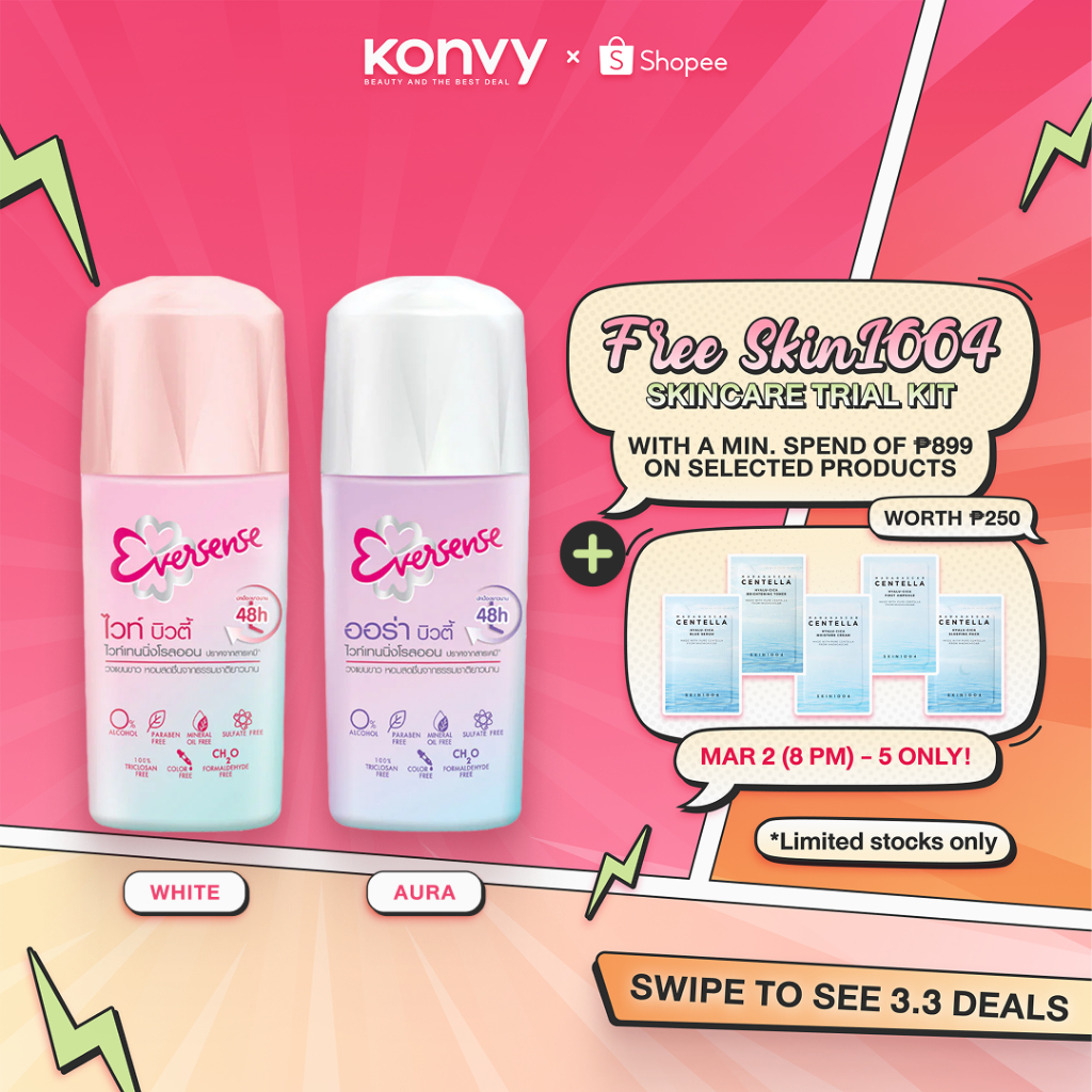 Eversense Whitening Roll On 45ml | Shopee Philippines