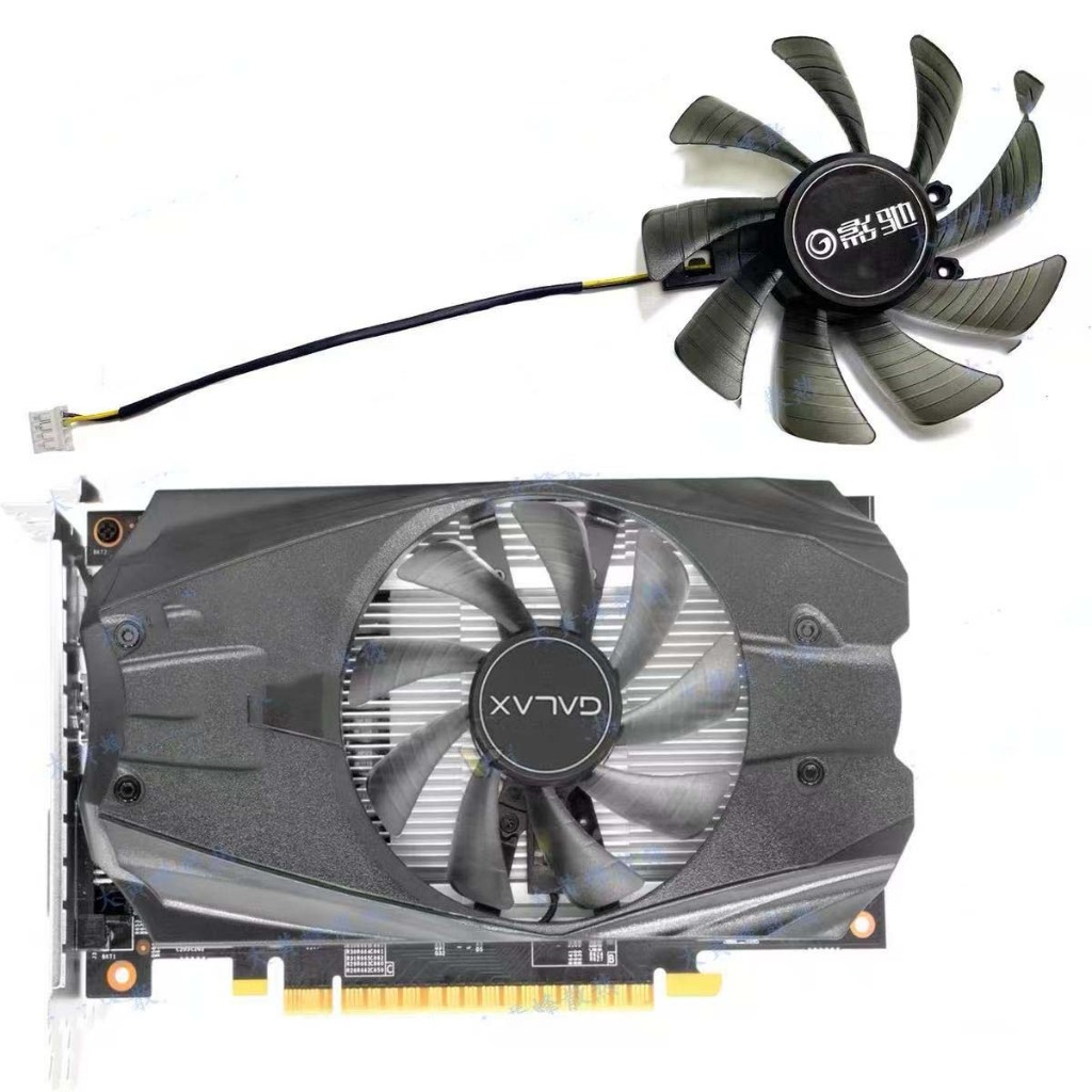 85MM 4PIN T129215SU GTX1050 OC GPU FAN For GALAXY GeForce GTX 1050 OC ...