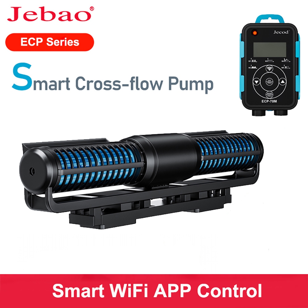 Jebao Jecod Cross-flow Pump ECP WIFI Fish Tank Aquarium Water Pump External LCD Controller ...