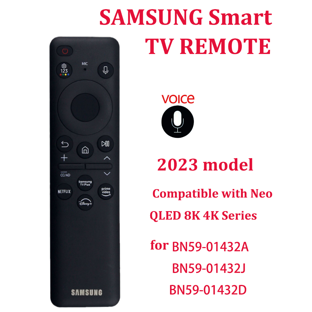 2023 Voice Remote Control Samsung LED Smart Android TV 4K 8K BN59 ...