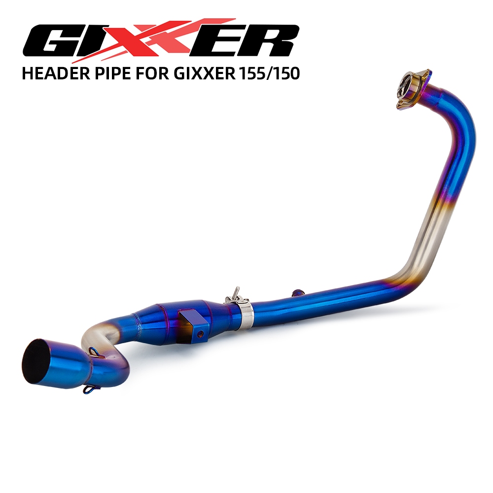 Big catalyst Elbow Stainless motorcycle exhaust front pipe 51mm ...