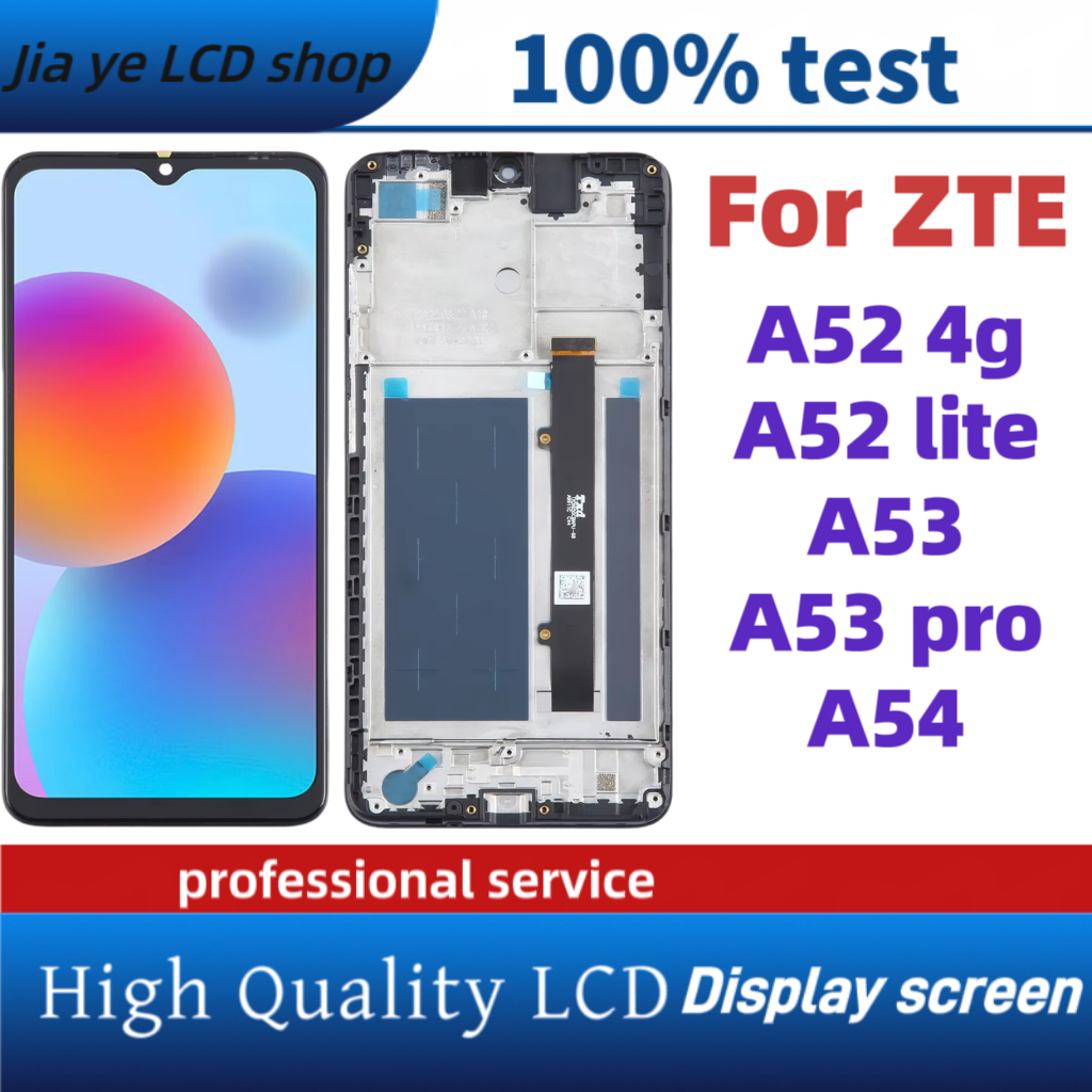 For ZTE Blade A52 4G A52 Lite A53 A53 Pro A54 LCD Display Touch Screen ...