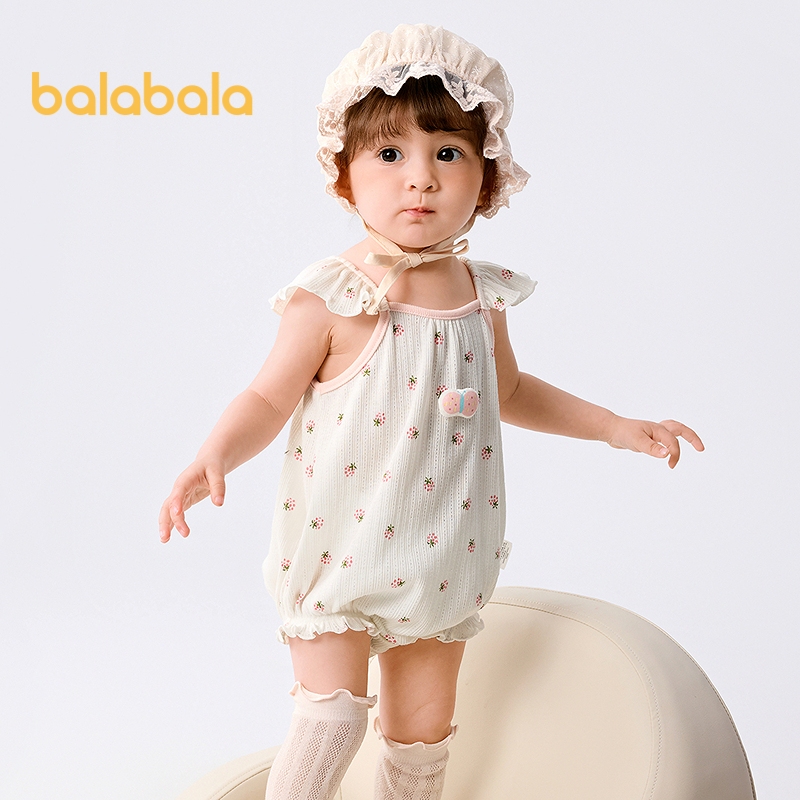 balabala Baby Clothing Newborn Bodysuit Cover Girl Crawling Suits ...