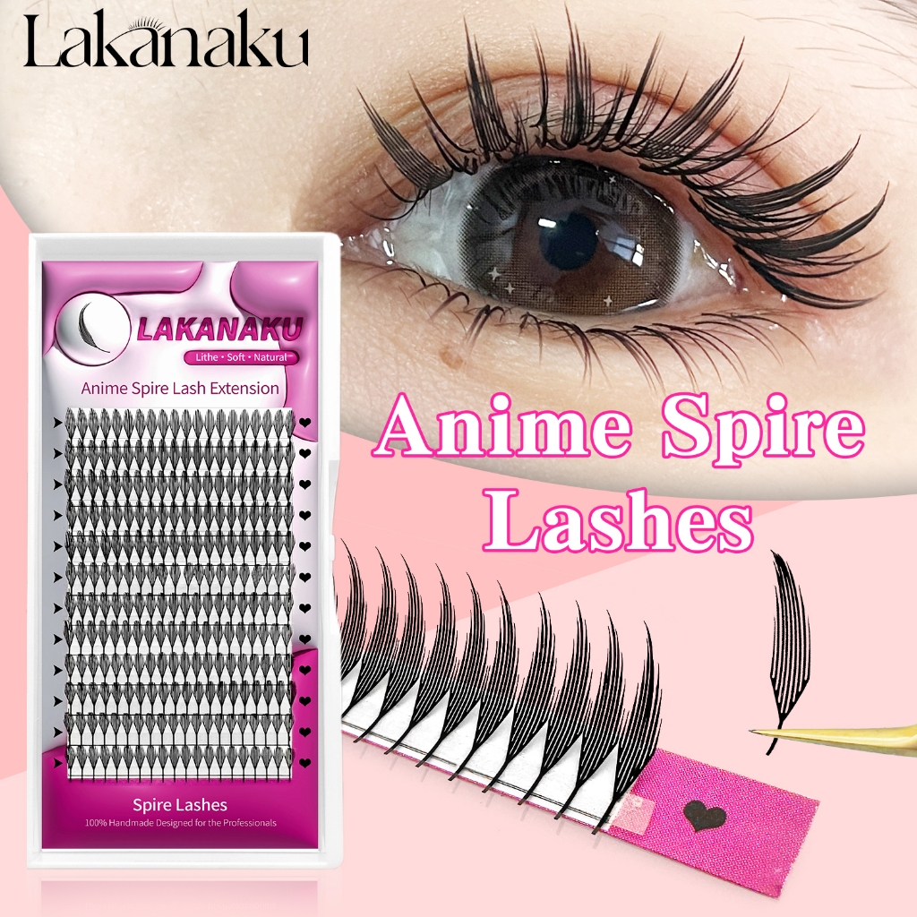 LAKANAKU Comic Lashes Anime Eyelash Extensions | Shopee Philippines
