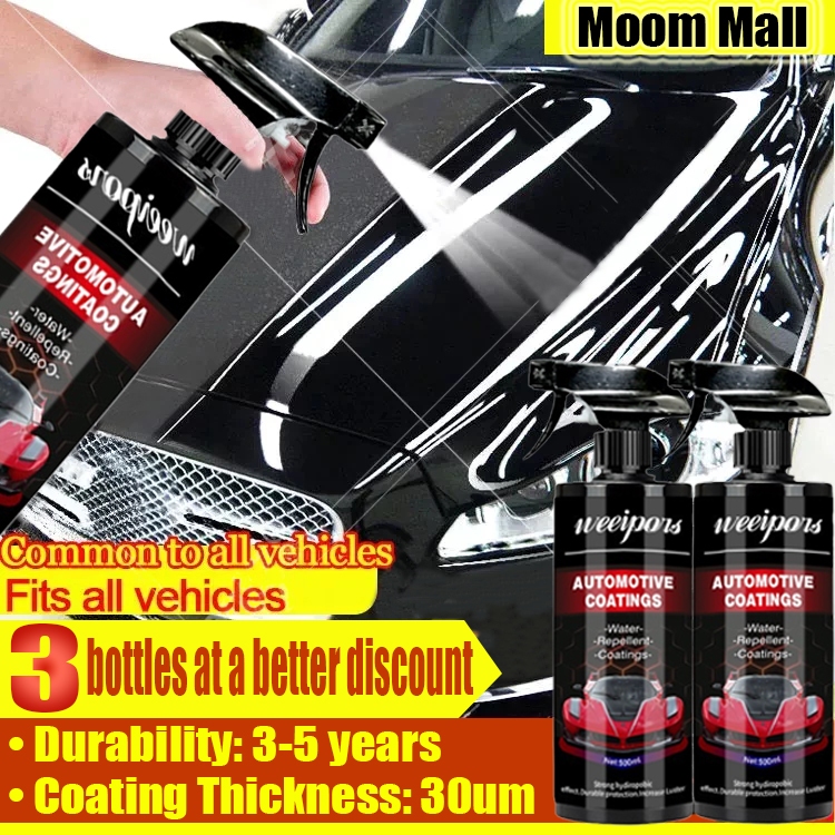Two-in-one Coating Auto Car Wax Spray and Polish Car Wash and Wax Hydrophobic Nano Ceramic ...