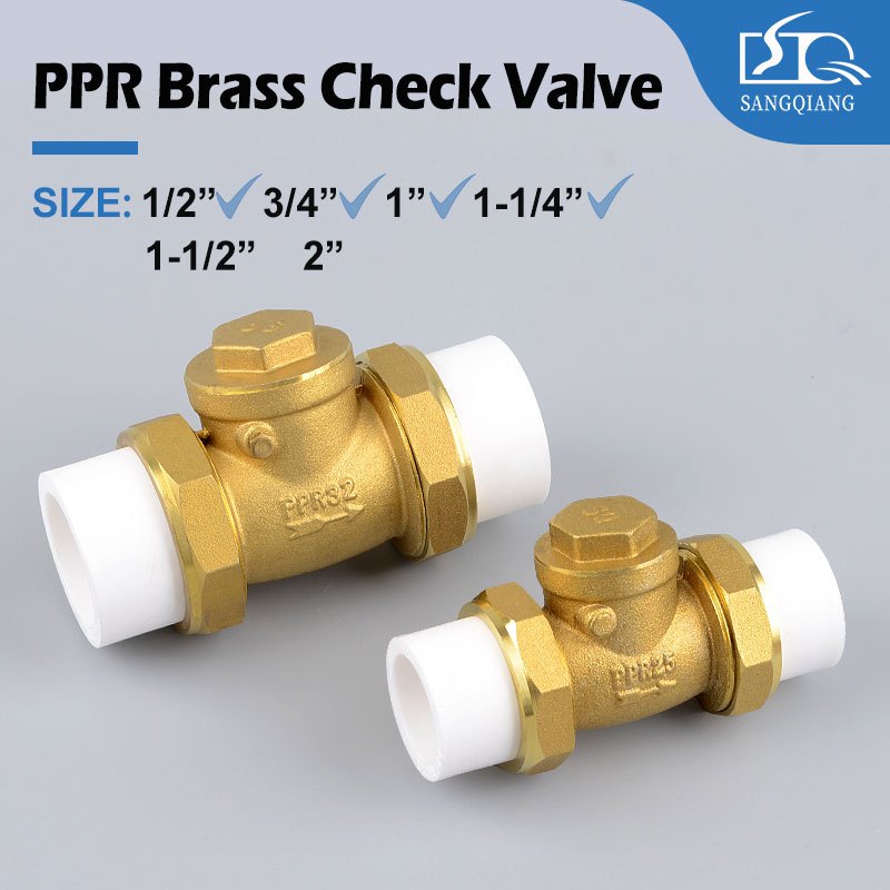 High-quality PPR Fittings Double Union Swing Check Valve Water pipe hot ...