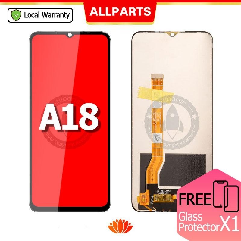 ALLPARTS Display for OPPO A18 LCD Touch Screen Digitizer Replacement ...