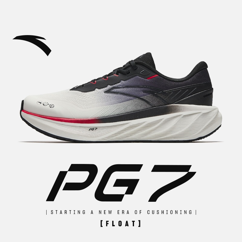 ANTA Men Float PG 7 Running Shoes 2E Widefoot Waterproof Rebound ...