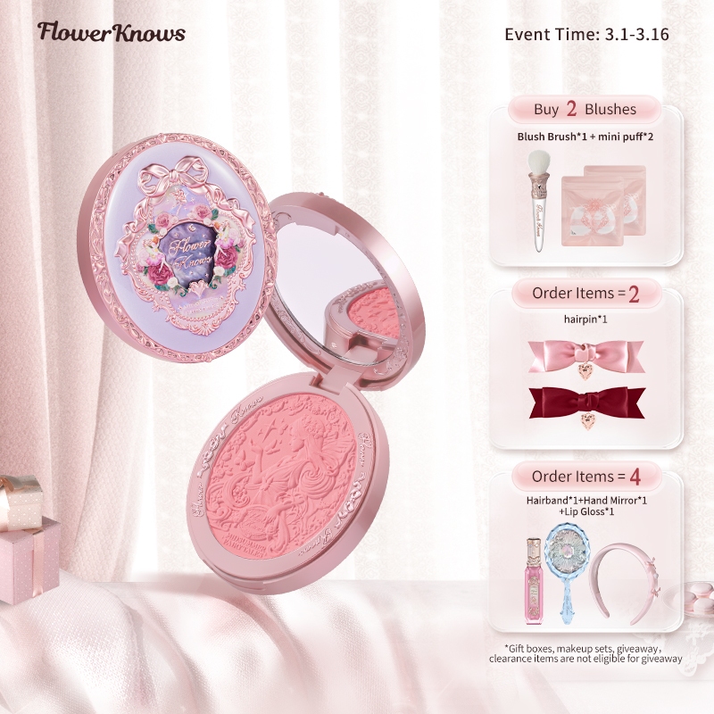 Flower Knows Blush Midsummer Fairytales Collection Velvet Embossed ...