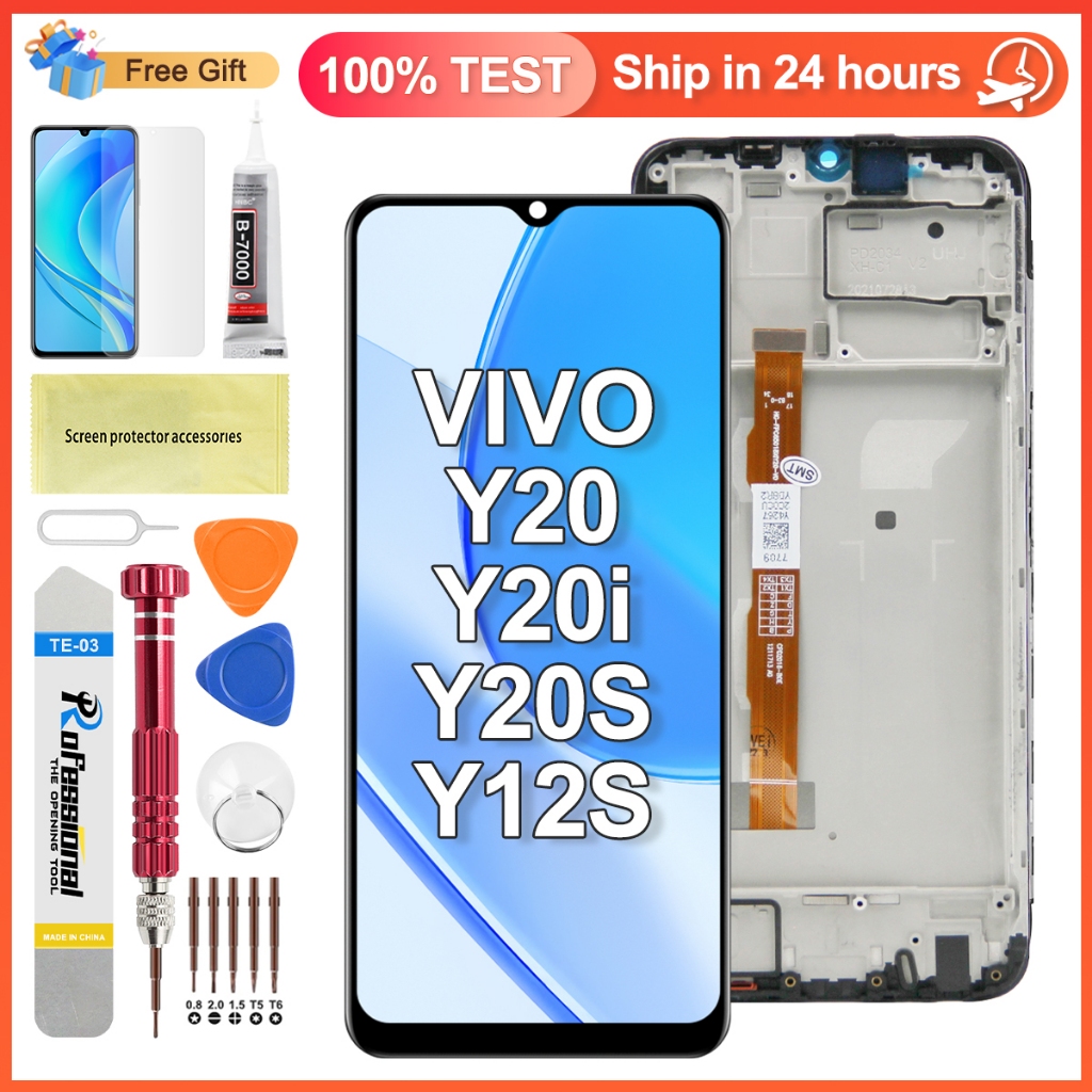 For VIVO Y20 Y20i Y20S V2029 V2027 V2032 LCD Display Touch Screen With ...