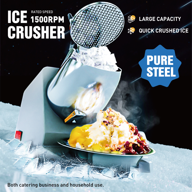 Ice Crusher Electric Heavy Duty Smashing Ice Machine For Halo Halo ...