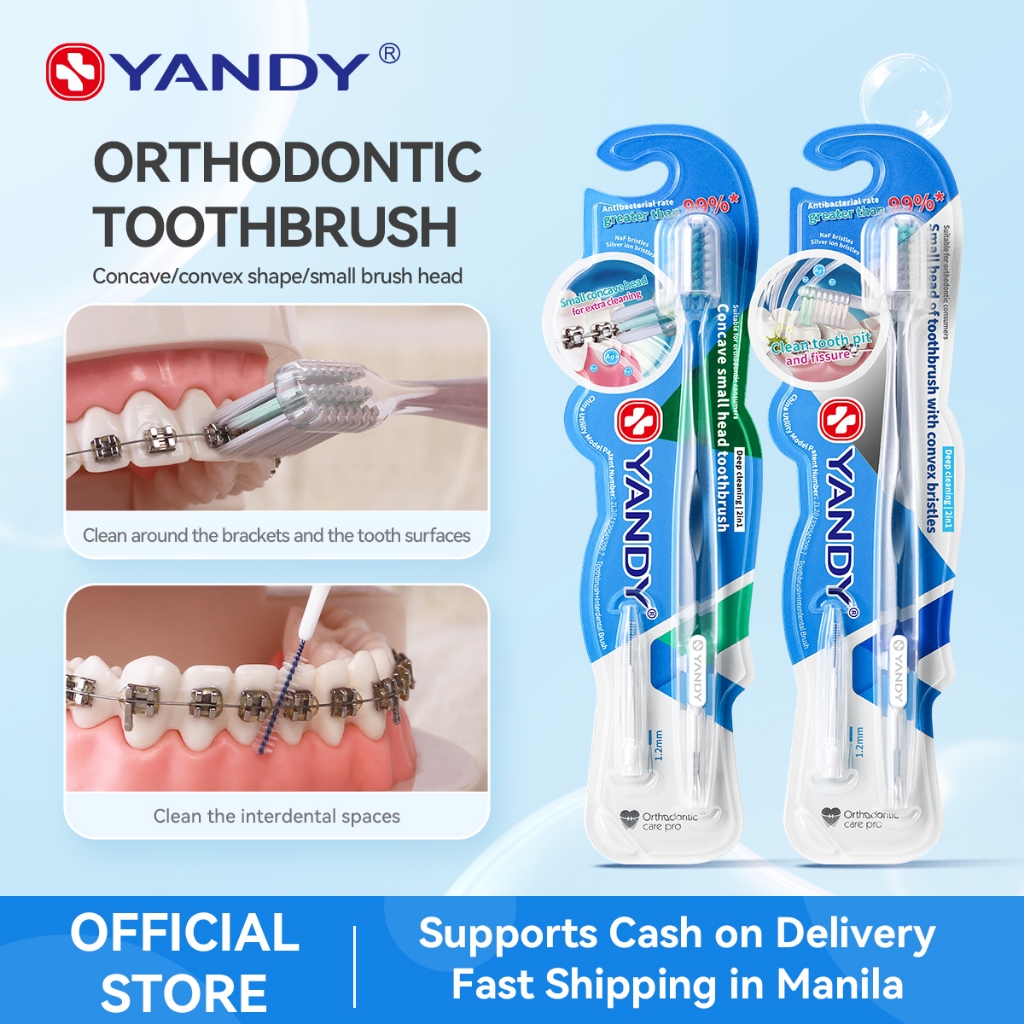 YANDY Orthodontic Toothbrush Oral U-shaped Adult and Children's ...