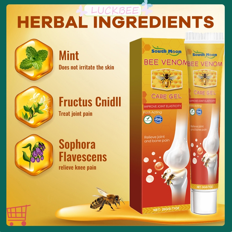 Bee Venom Soothing Arthritis Pain Relief Joint Care Cream South Moon ...