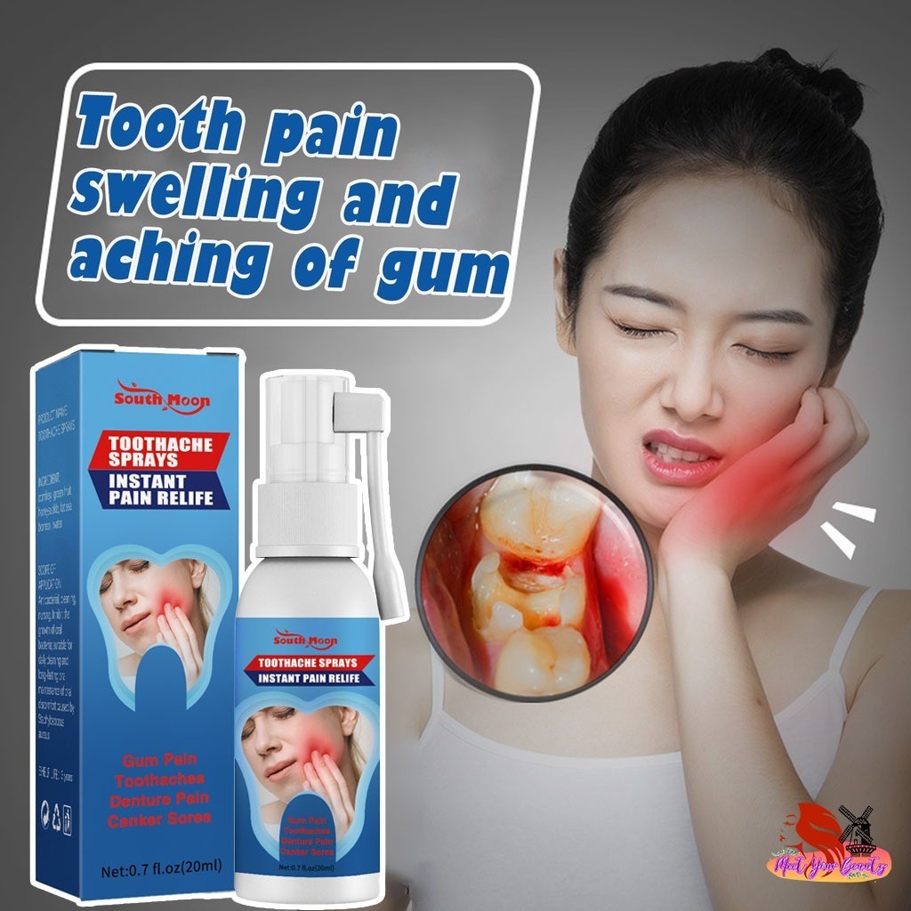 Toothache Spray Instant Pain Relief Spray 100% Effective Oral Spray For ...