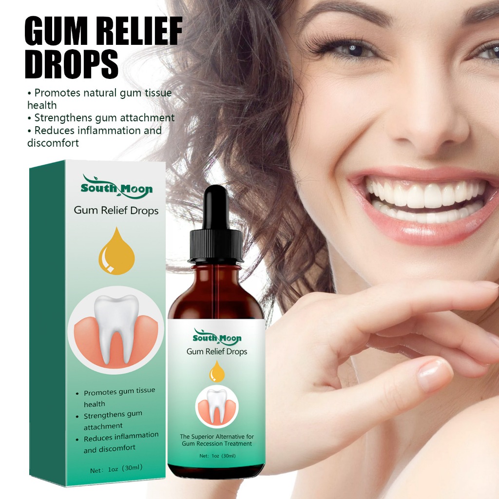 South Moon Gum Relief Drops Gum Regrowth Treatment Drops Remove Tooth ...