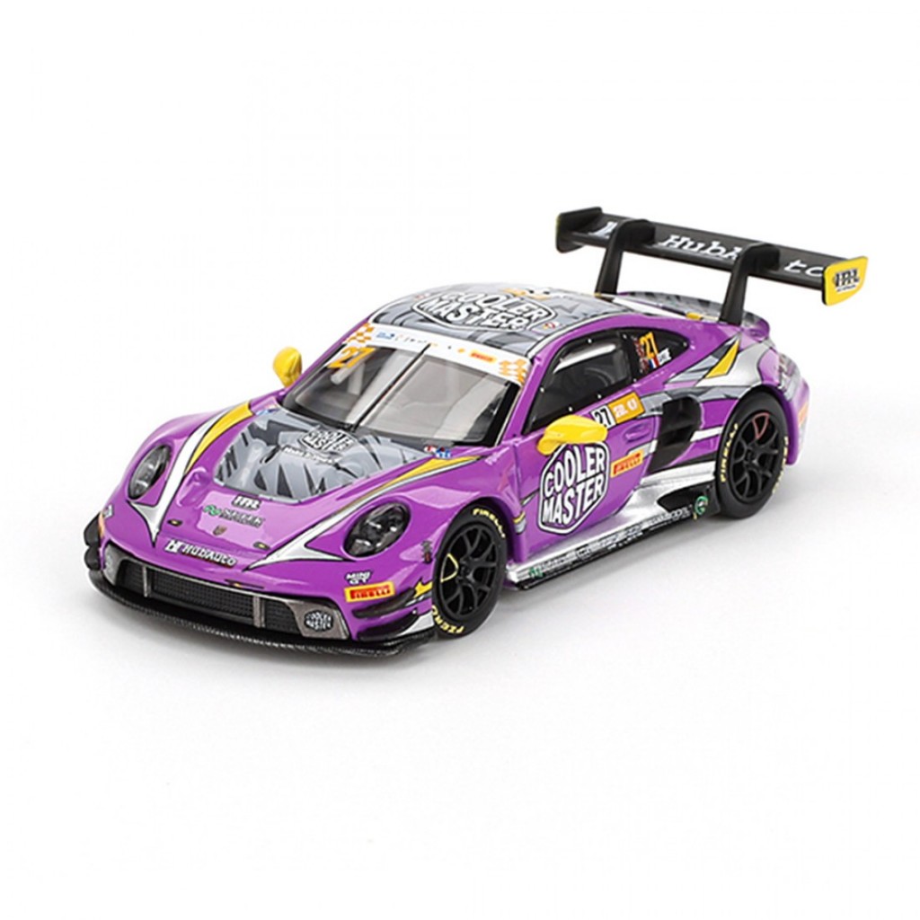 Mini GT MGT00793 793 1/64 Porsche 911 GT3 R No. 27 HubAuto Racing 2023 ...