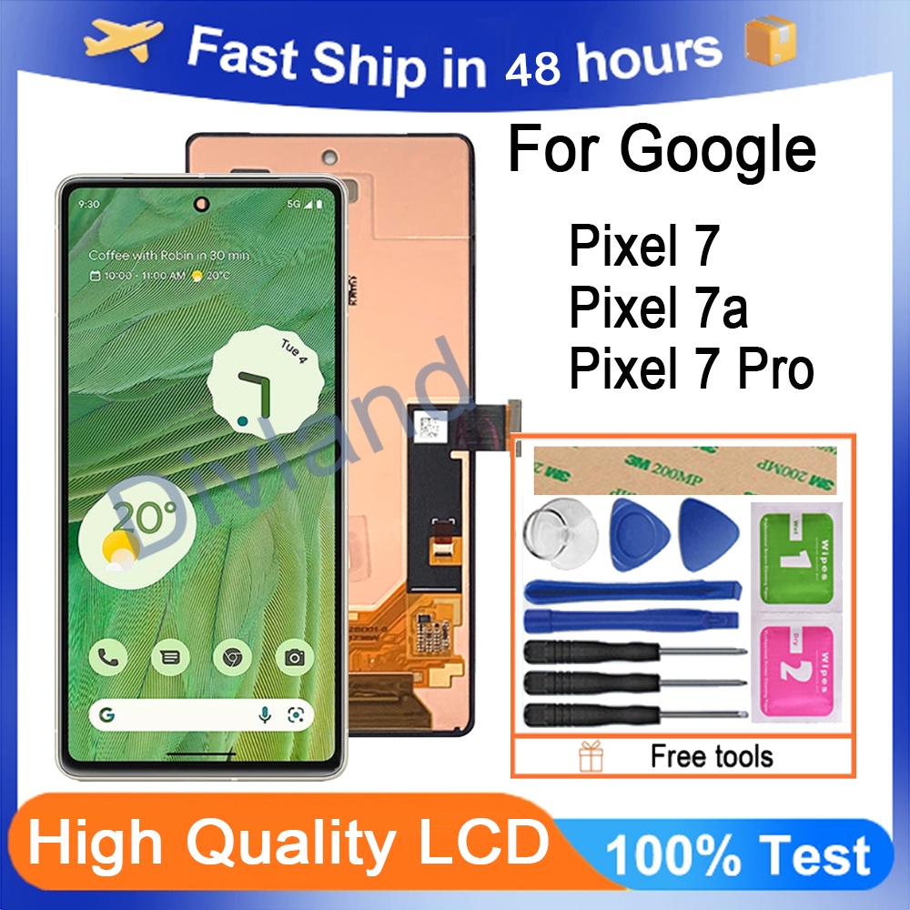 AMOLED OLED For Google Pixel 7 7A 7 Pro LCD Display Touch Screen ...