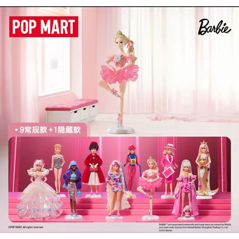 POPMART's Barbie Fashion Series figurine collaboration with Barbie doll ...