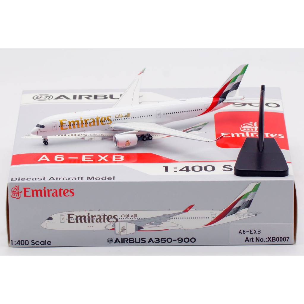 XB0007 Alloy Collectible Plane Gift Aviation 1:400 Emirates Airlines ...