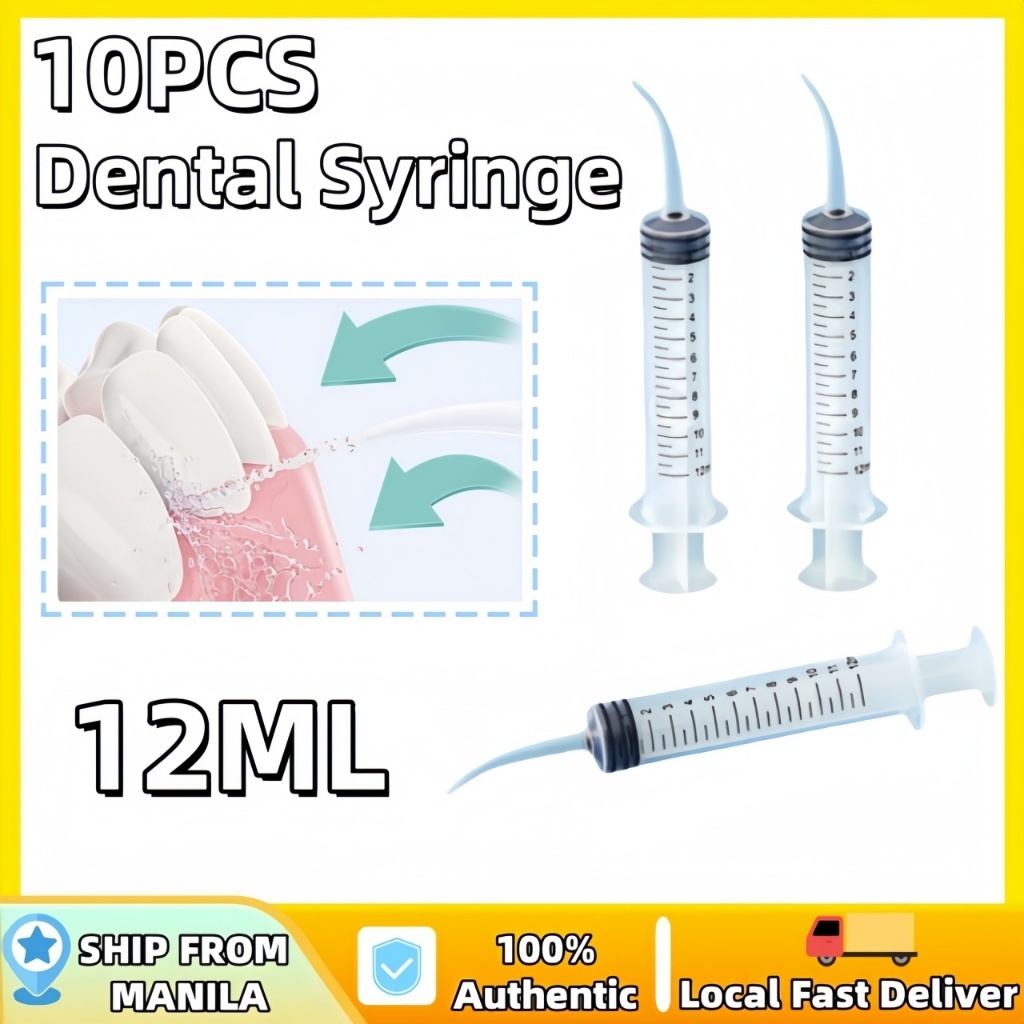 10PCS Dental Syringe Disposable Syringe/ Irrigation Syringe Dental Hole ...