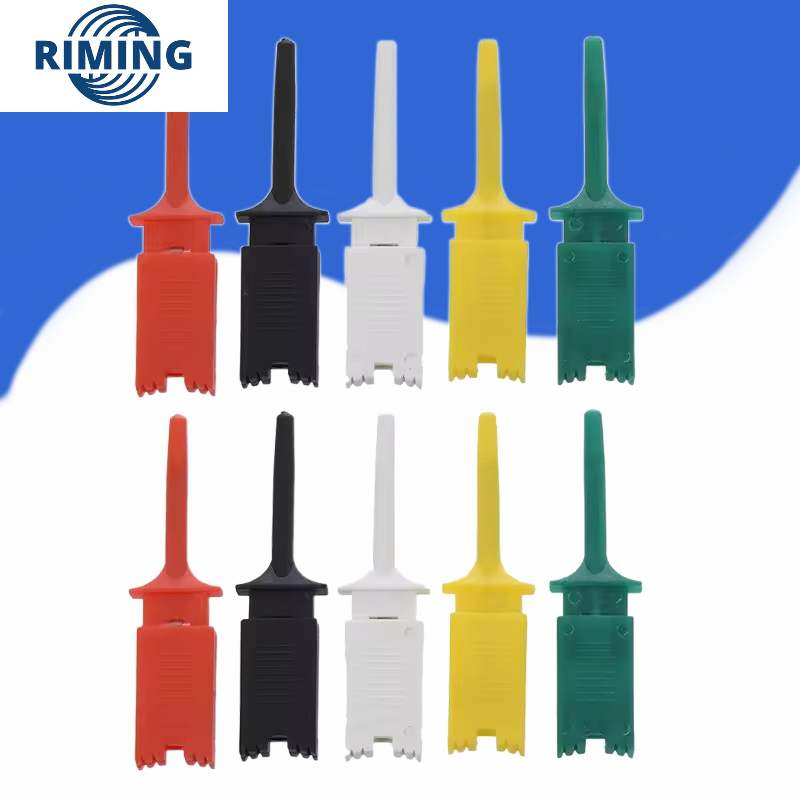 5PCS Test Hook SMD IC 5 Colors Clip Grabbers Test Probe For Electronic ...