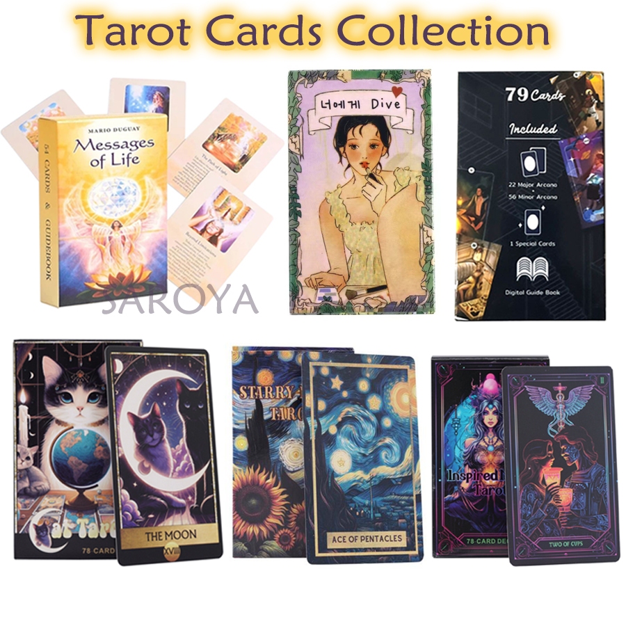 Message Oracle Tarot Cards and Book 54pcs Full English Oracle Deck ...