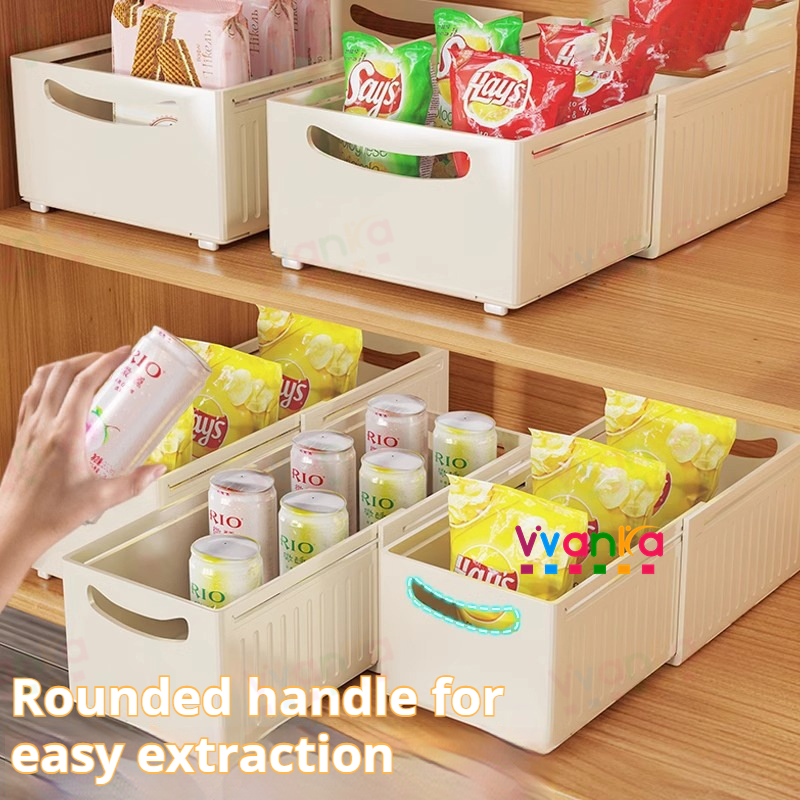 From PH Expandable Storage Baskets Adjustable Storage Bins Home ...